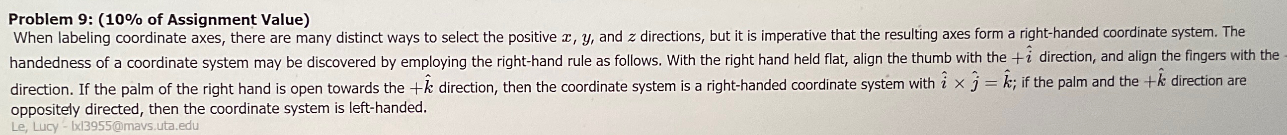 Solved Problem 9: (10% ﻿of Assignment Value)When labeling | Chegg.com
