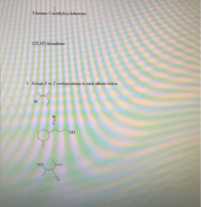 [Solved]: 1. Provide IUPAC names for the following structur