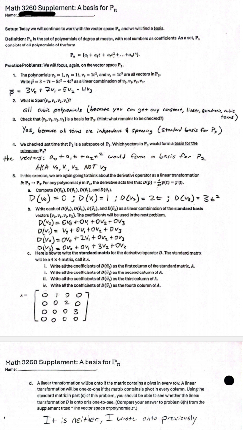 Solved I am unsure if I answered questions 5b, 5c. ﻿or 5d | Chegg.com