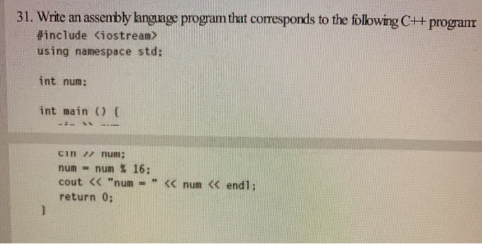 Solved In pep8 code.the middle part that is split simply | Chegg.com
