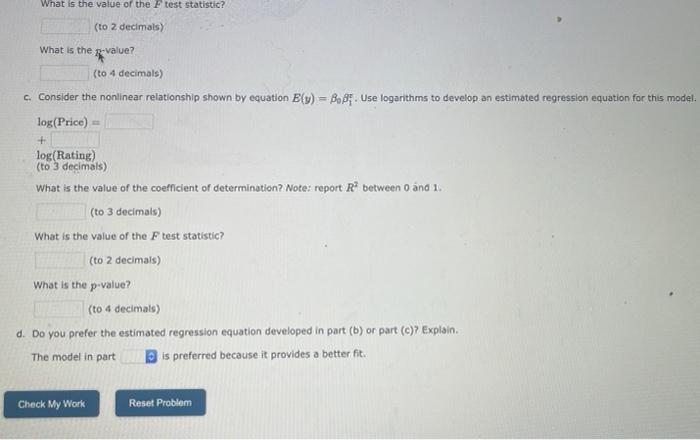 Solved out you b. Develop an estimated multiple regression | Chegg.com