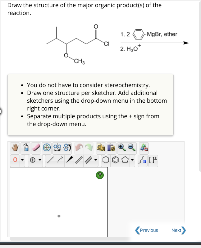 Solved Draw the structure of the major organic product(s) | Chegg.com