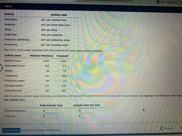 Solved clivity as Hercules in Mall - Daniel eBook Activity | Chegg.com