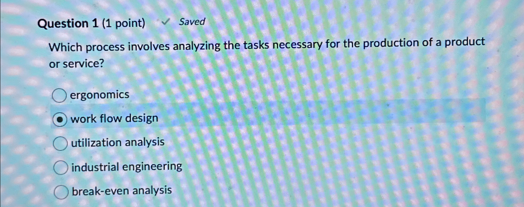Solved Question 1 (1 ﻿point)SavedWhich process involves | Chegg.com