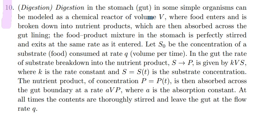 Solved (Digestion) ﻿Digestion in the stomach (gut) ﻿in some | Chegg.com
