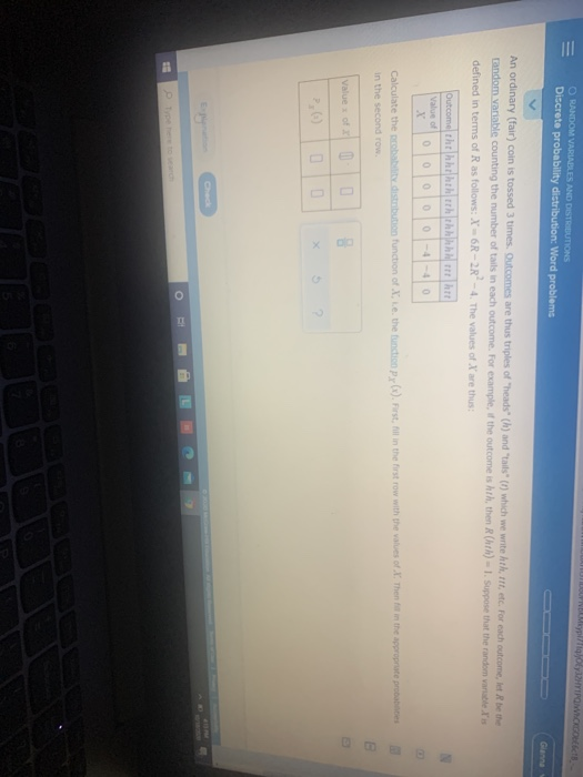Solved Nypl/O2IPOME O RANDOM VARIABLES AND DISTRIBUTIONS | Chegg.com