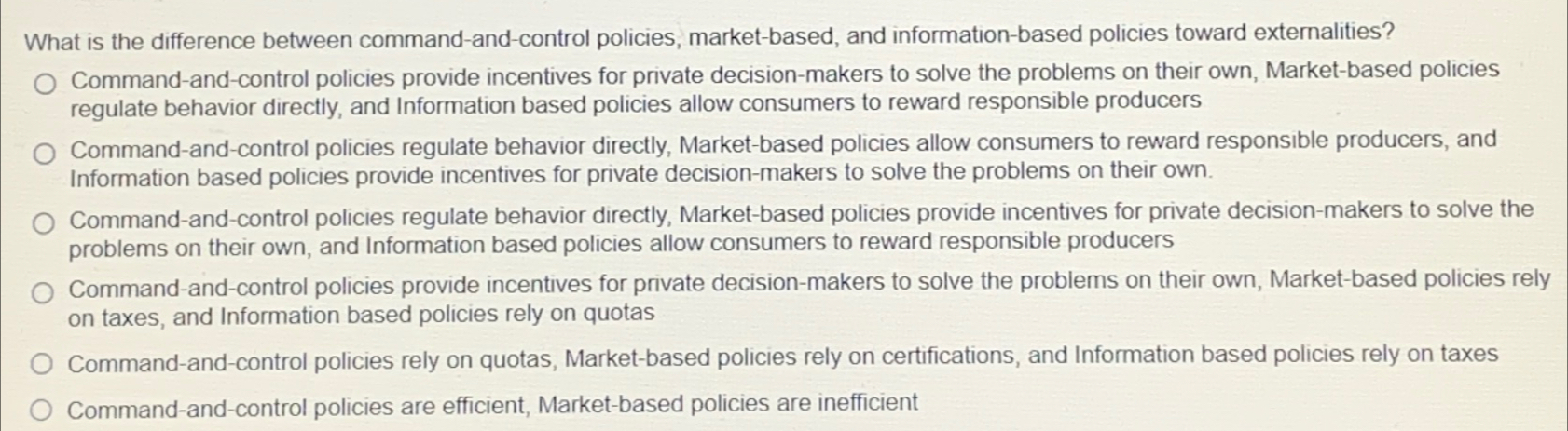 Solved What is the difference between command-and-control | Chegg.com