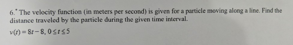 Solved The velocity function (in meters per second) is given | Chegg.com