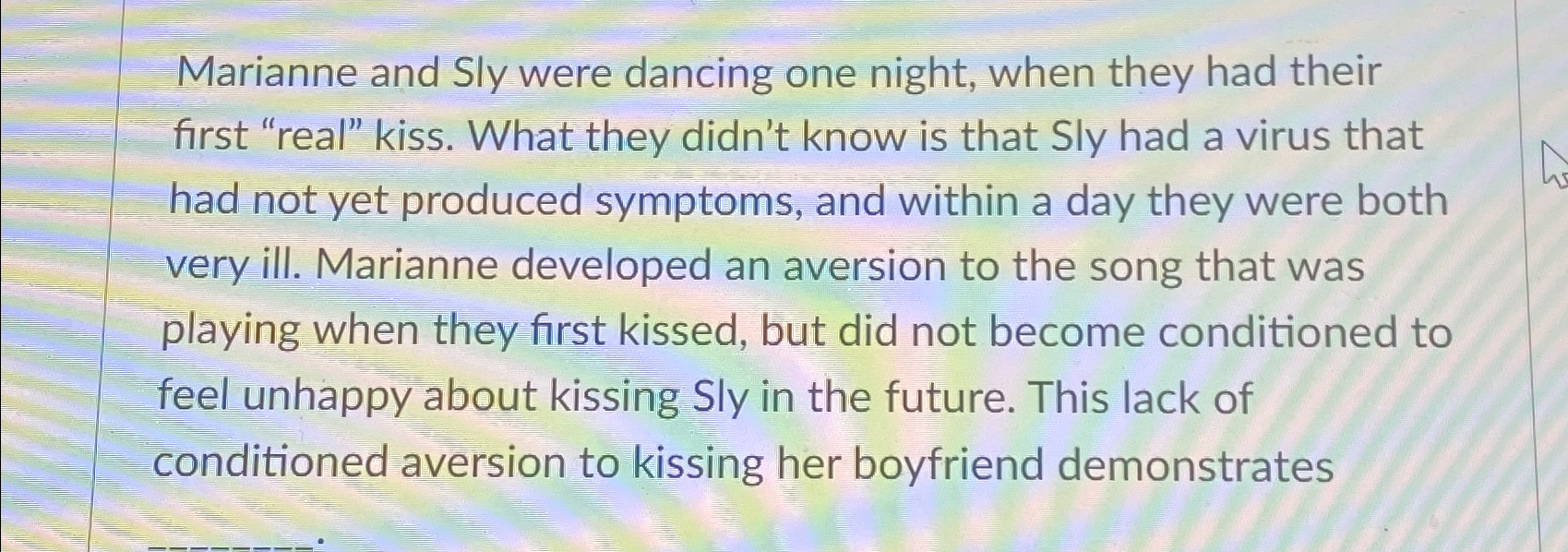 Solved Marianne and Sly were dancing one night, when they | Chegg.com