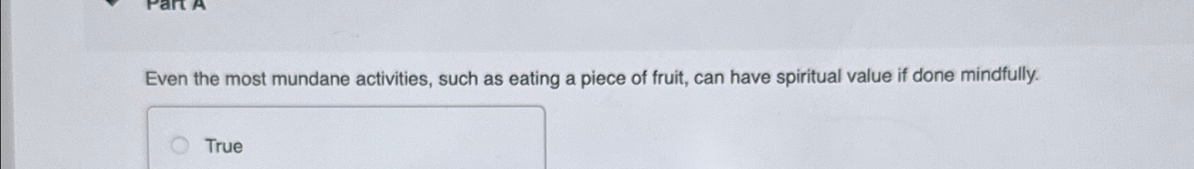Solved Even the most mundane activities, such as eating a | Chegg.com