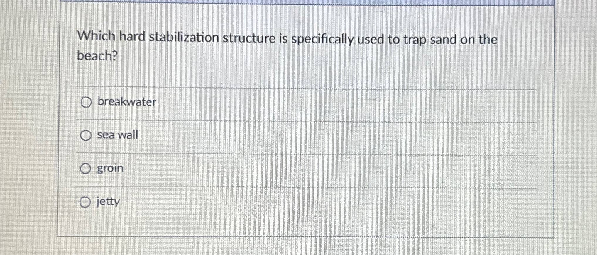Solved Which hard stabilization structure is specifically | Chegg.com