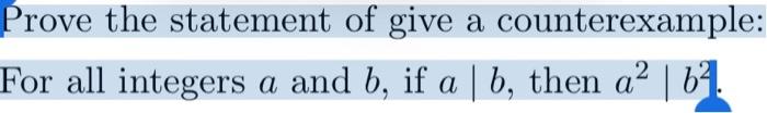 Solved discrete mathProve the statement of give a | Chegg.com