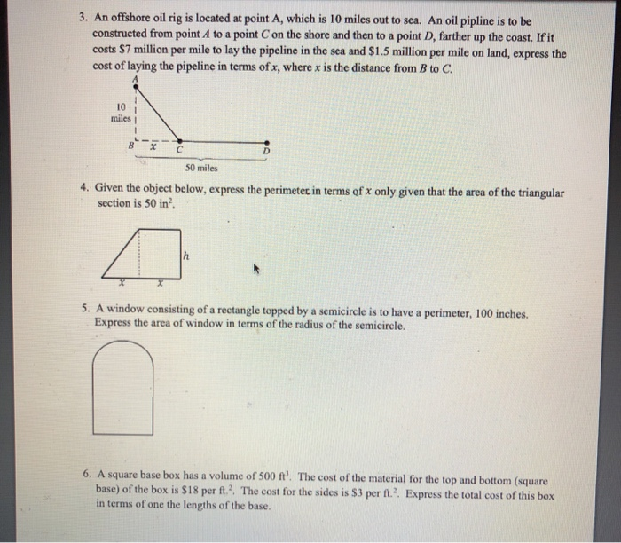 Solved 3. An offshore oil rig is located at point A, which | Chegg.com