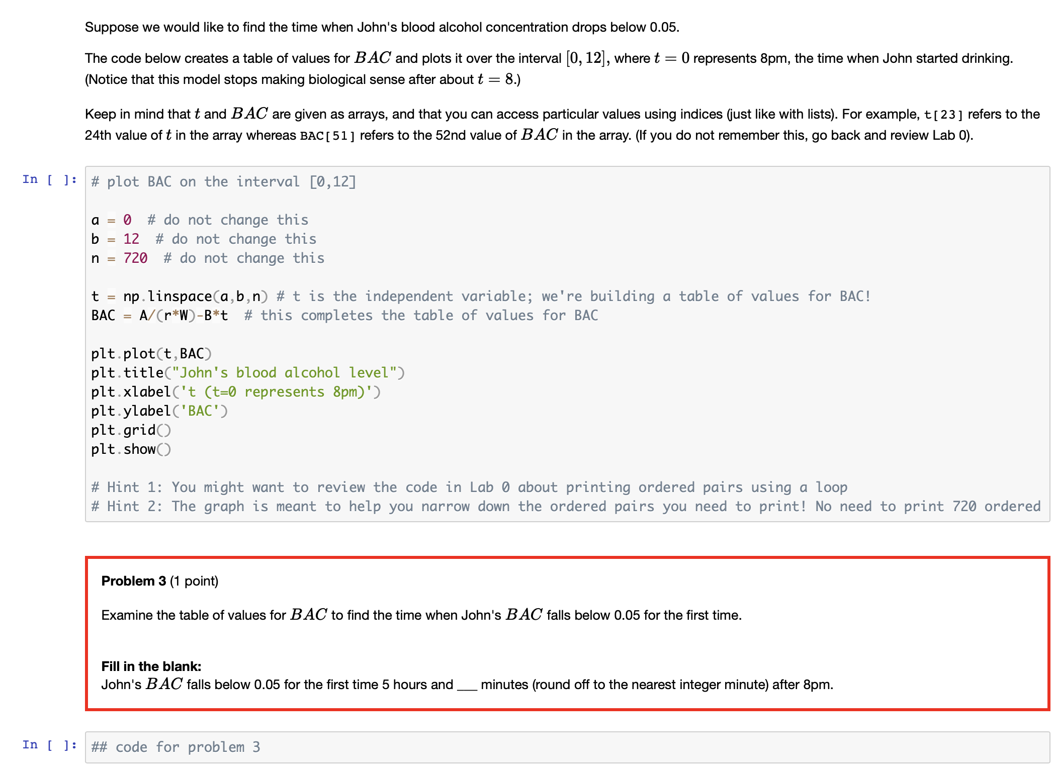 Solved Problem 2 (1 ﻿point)John has a body mass of 75 ﻿kg ; | Chegg.com