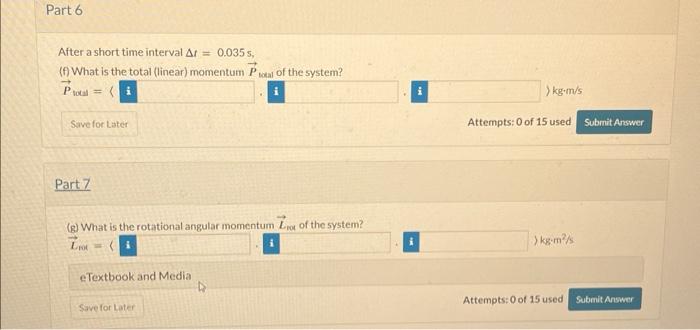 Solved In the figure two small objects each of mass m=0.240 | Chegg.com