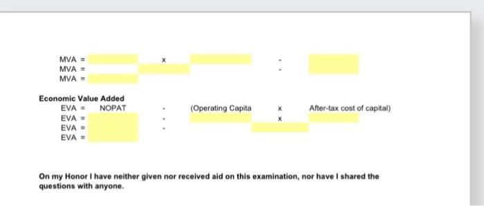 Solved a. Using the financial statements shown below, | Chegg.com