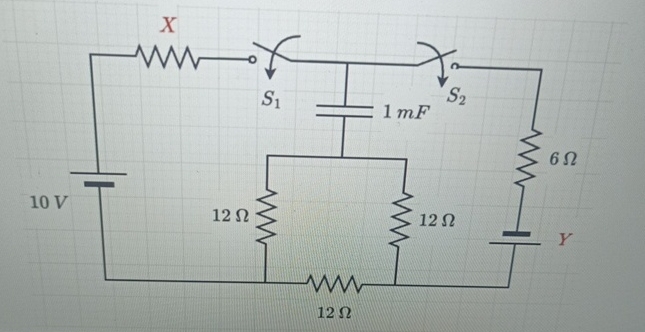 Solved The circuit elements are initally relaxed. Switches | Chegg.com