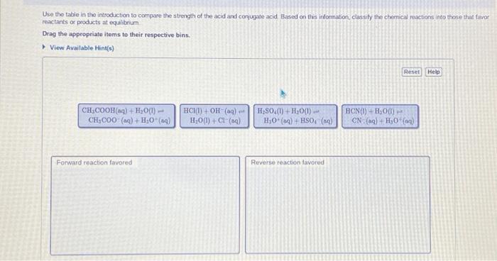 Solved Use tho table in the introduction to compare the | Chegg.com