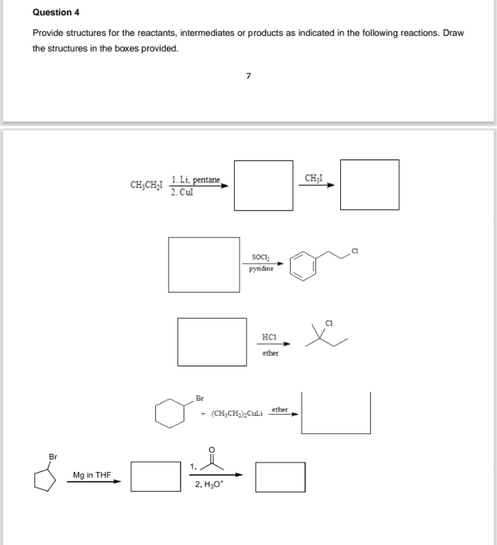 Solved by an EXPERT Question 4Provide structures for the reactants, | Chegg.com