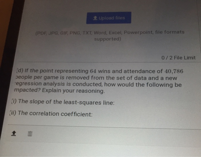 Solved the accuracy an The following scatterplot shows the | Chegg.com