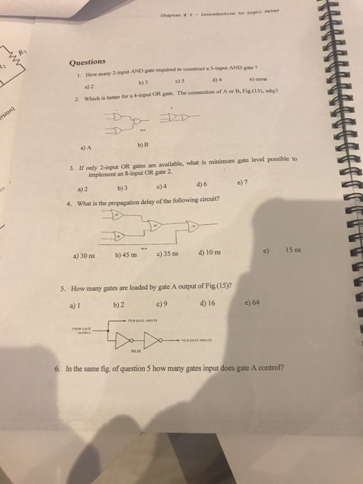 Solved Questions How many input AND gate required to | Chegg.com