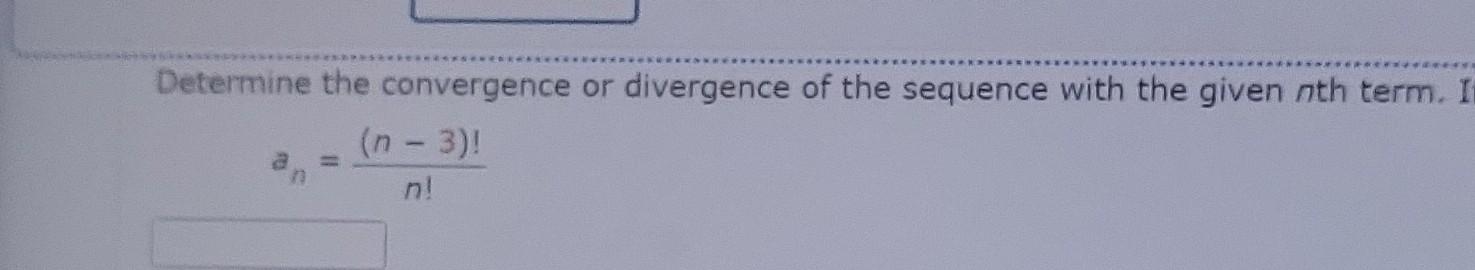 Solved Determine the convergence or divergence of the | Chegg.com