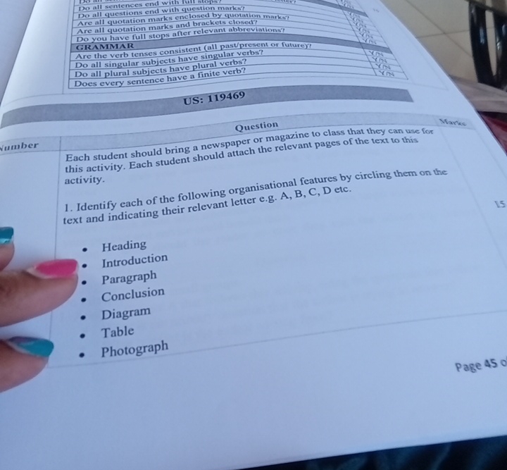 Solved Do all sentences end with question marks?Do all | Chegg.com
