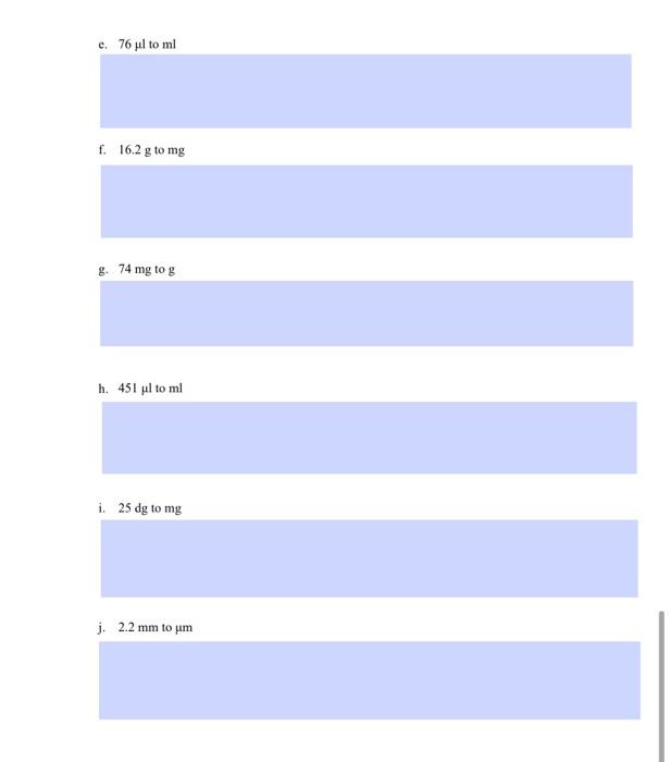 Solved Worksheet 2 The Metric System and Basic Microscopy | Chegg.com