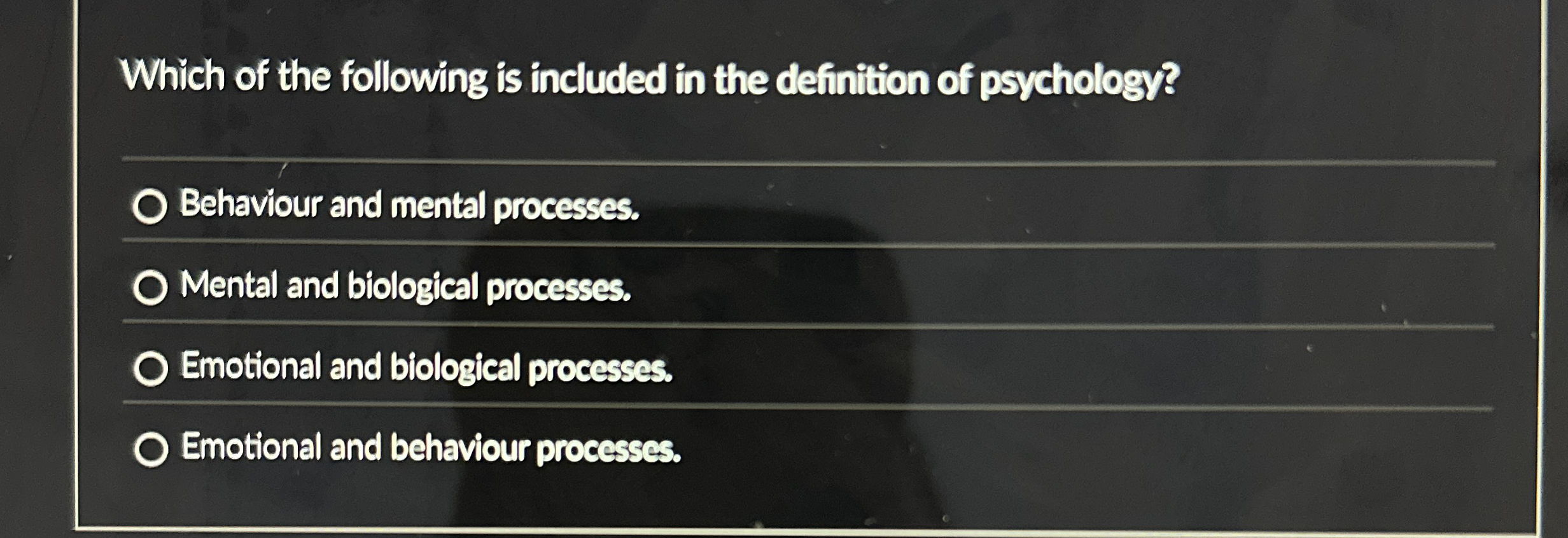 Solved Which of the following is included in the definition | Chegg.com