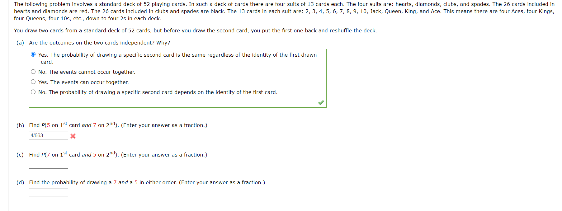 Solved four Queens, four 10s, ﻿etc., down to four 2s ﻿in | Chegg.com