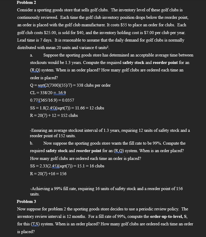 Solved Solve ONLY Problem 3 ﻿with the data from Problem 2 | Chegg.com