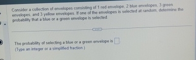 Solved Consider a collection of envelopes consisting of 1 | Chegg.com
