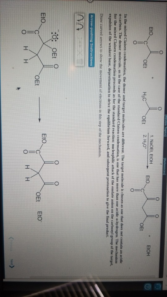 Solved Review Topics (References O Eto 1. NaOET, ETOH 2. | Chegg.com