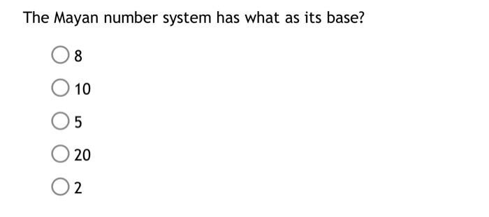 Solved Convert 2292 , which is a base-10 number, to Mayan | Chegg.com