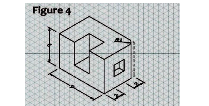 Solved Draw the three principle views (front, ﻿side, and | Chegg.com