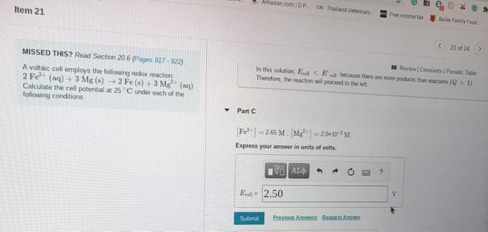 Solved Use AG values from Appendix IIB to calculate the | Chegg.com
