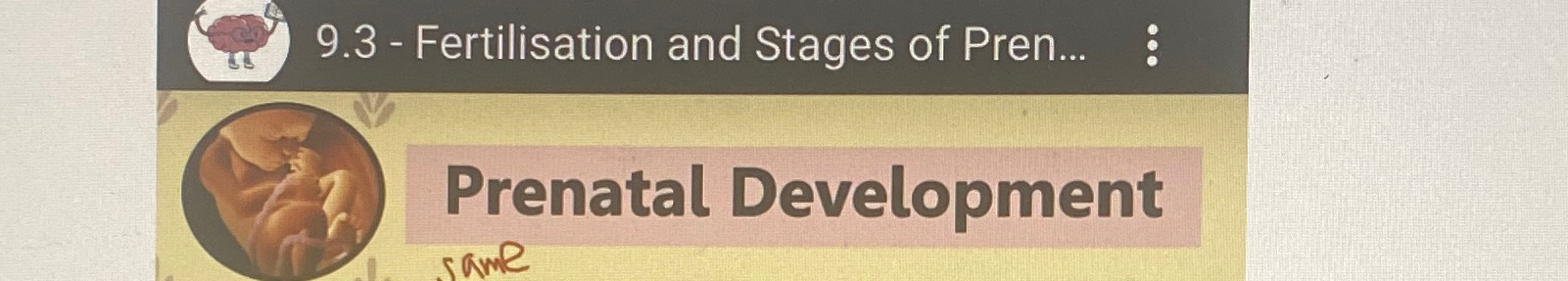 Solved 9.3 - ﻿Fertilisation and Stages of Pren...2. | Chegg.com