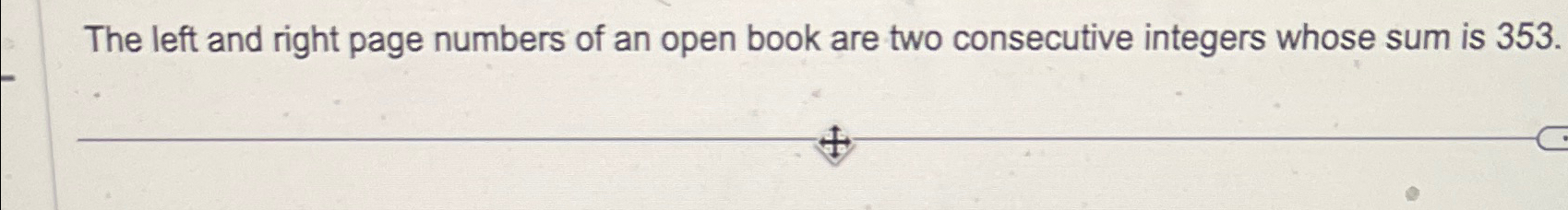 Solved The left and right page numbers of an open book are | Chegg.com