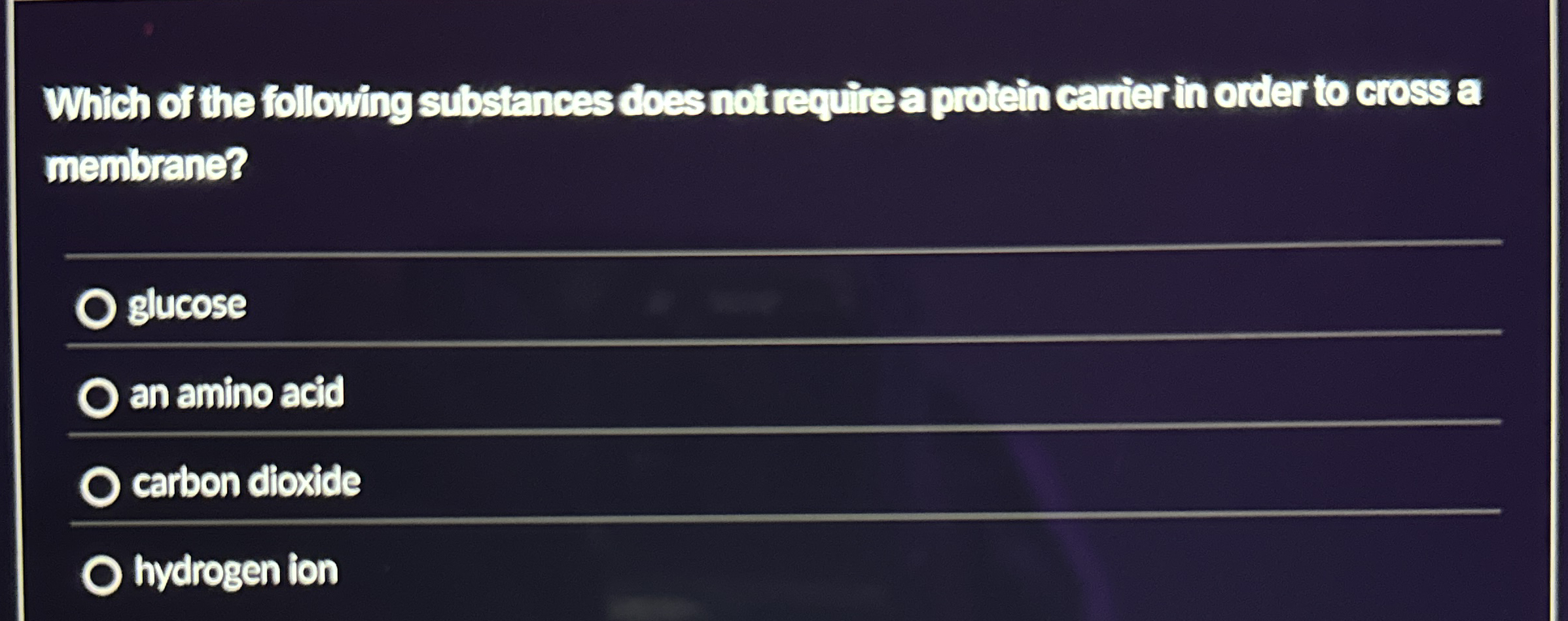 Solved Which of the following substances does not require a | Chegg.com