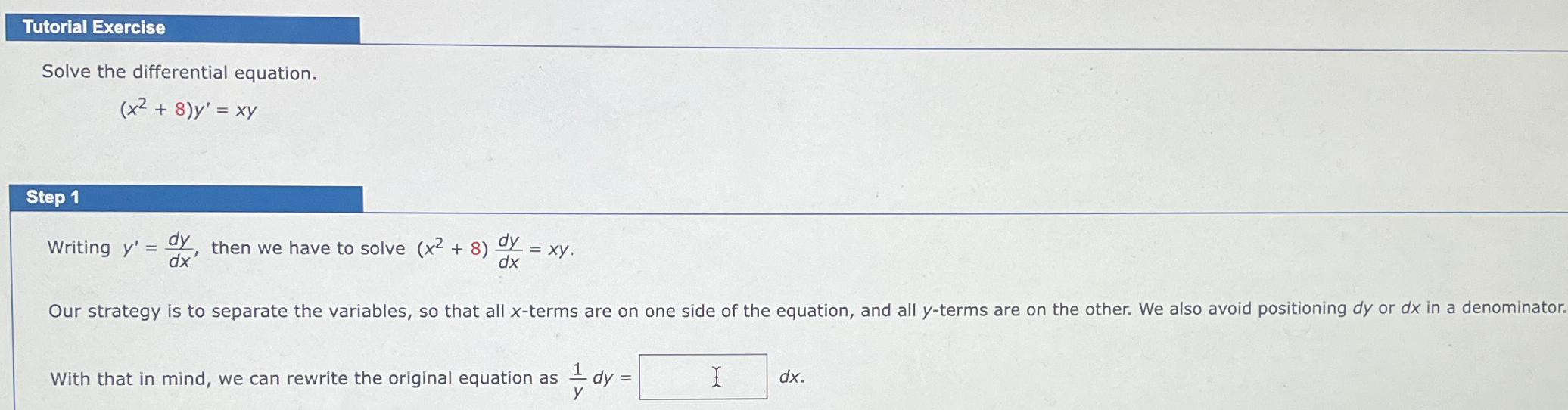 Solved Tutorial Exercisesolve The Differential 7142