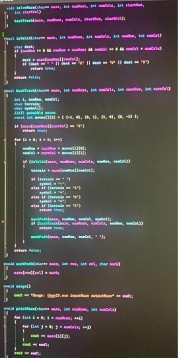 Solved i have a minecraft based maze solving assignment in | Chegg.com