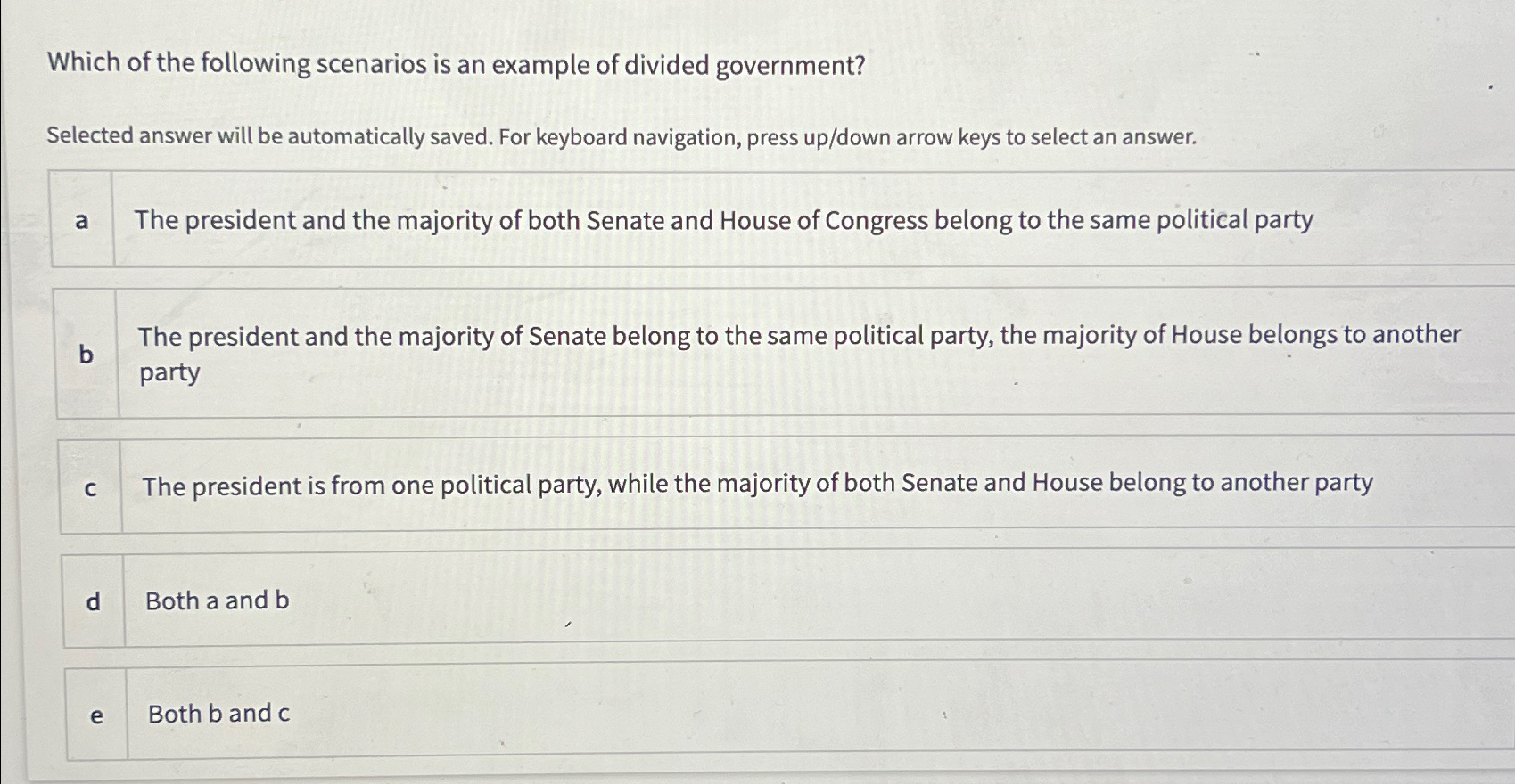Solved Which of the following scenarios is an example of | Chegg.com