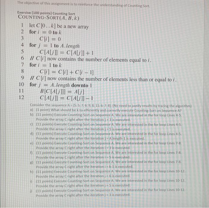Solved The objective of this assignment is to reinforce the | Chegg.com Solved The objective of this assignment is to reinforce the | Chegg.com