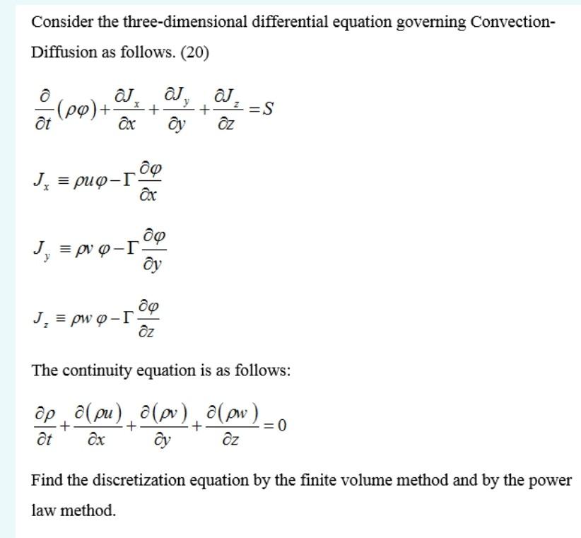 Solved Consider the three-dimensional differential equation | Chegg.com