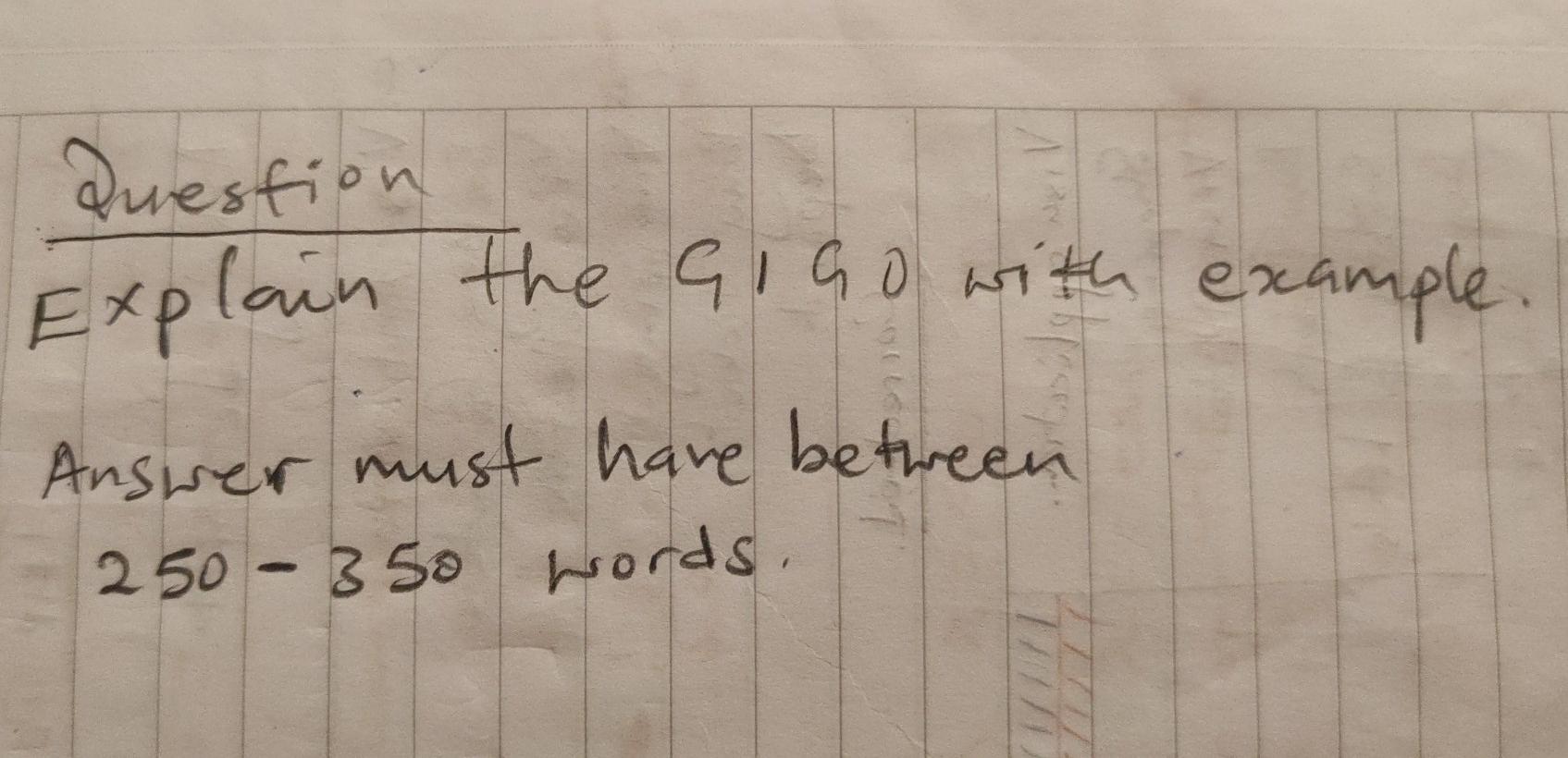 Solved Question Explain the GiGo with example. Answer must | Chegg.com