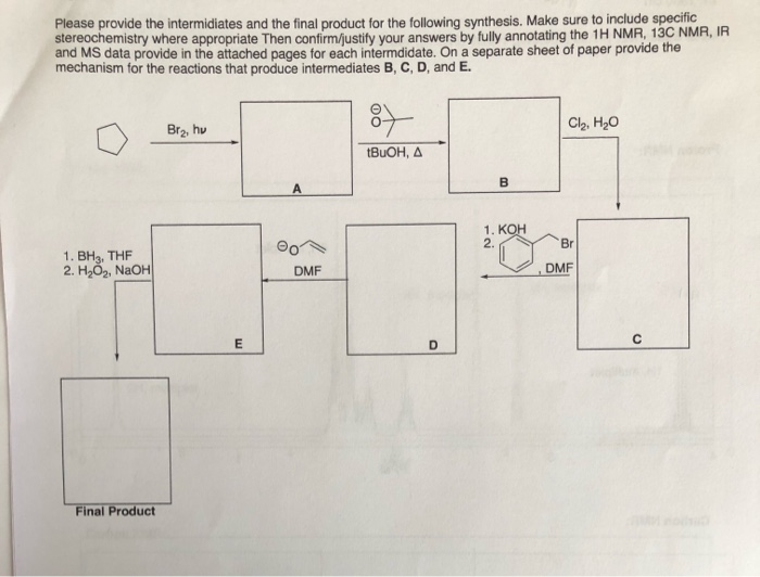 Solved please provide /draw arrow pushing mechanisms for | Chegg.com