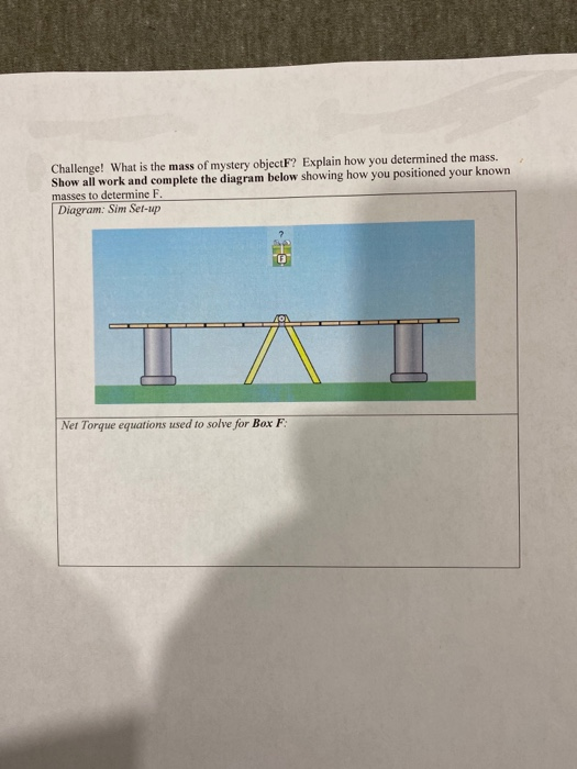 Solved use the phet simulation entitled balancing act. The | Chegg.com