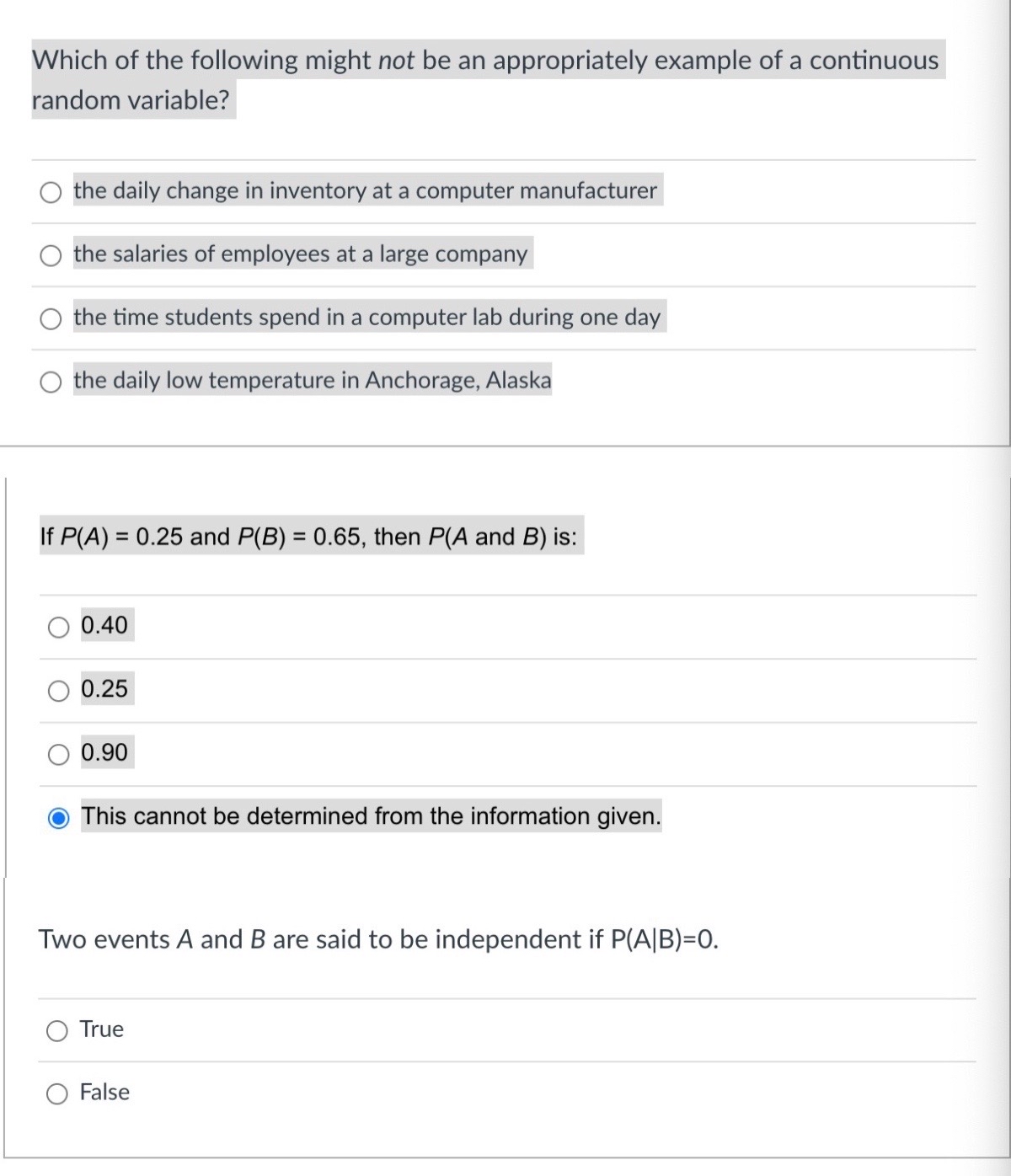 Solved Which of the following might not be an appropriately | Chegg.com