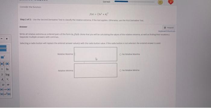 Solved conser the function: f(x)=(3x2+6)2 Answer Setarath | Chegg.com