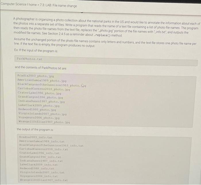 Solved A photographer is organizing a photo collection about | Chegg.com